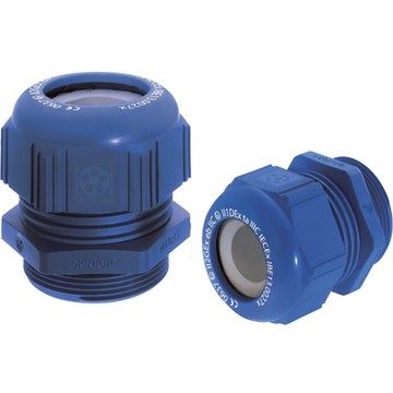 SKINTOP, ATEX EXPLOSION-PROOF GLAND, BLUE, REDUCED SEAL, 54115435 - ECS NZ