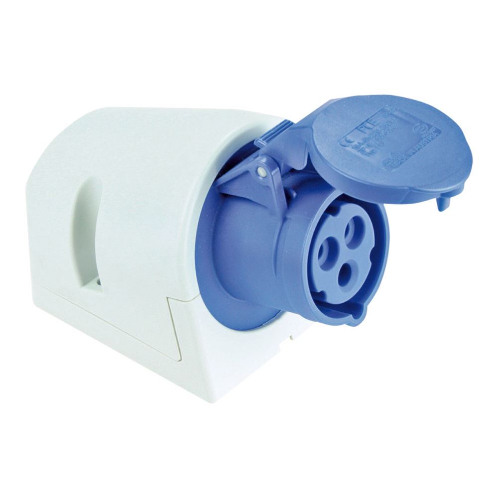 PCE-113-6 CEE Form Wall Socket 16A 3P IP44 - ECS NZ