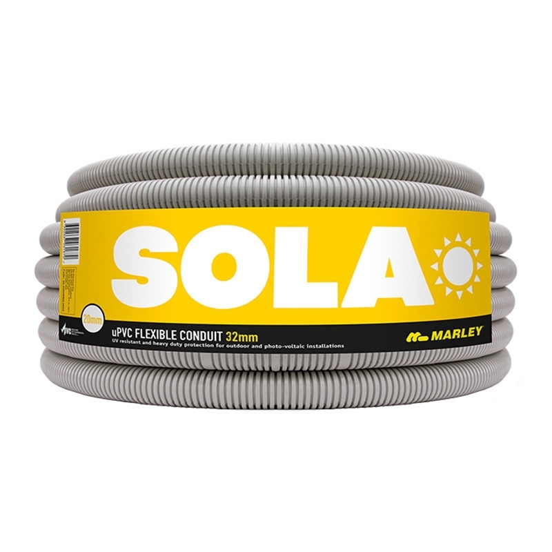 Marley SOLA HD Flexible Conduit 32mm | 30.32GHDSOLAR25 - ECS NZ