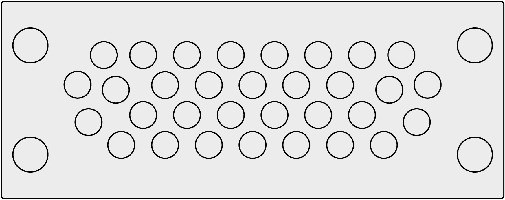 icotek Cable Entry Membrane Plate 32 Hole Grey | 43942 - ECS NZ