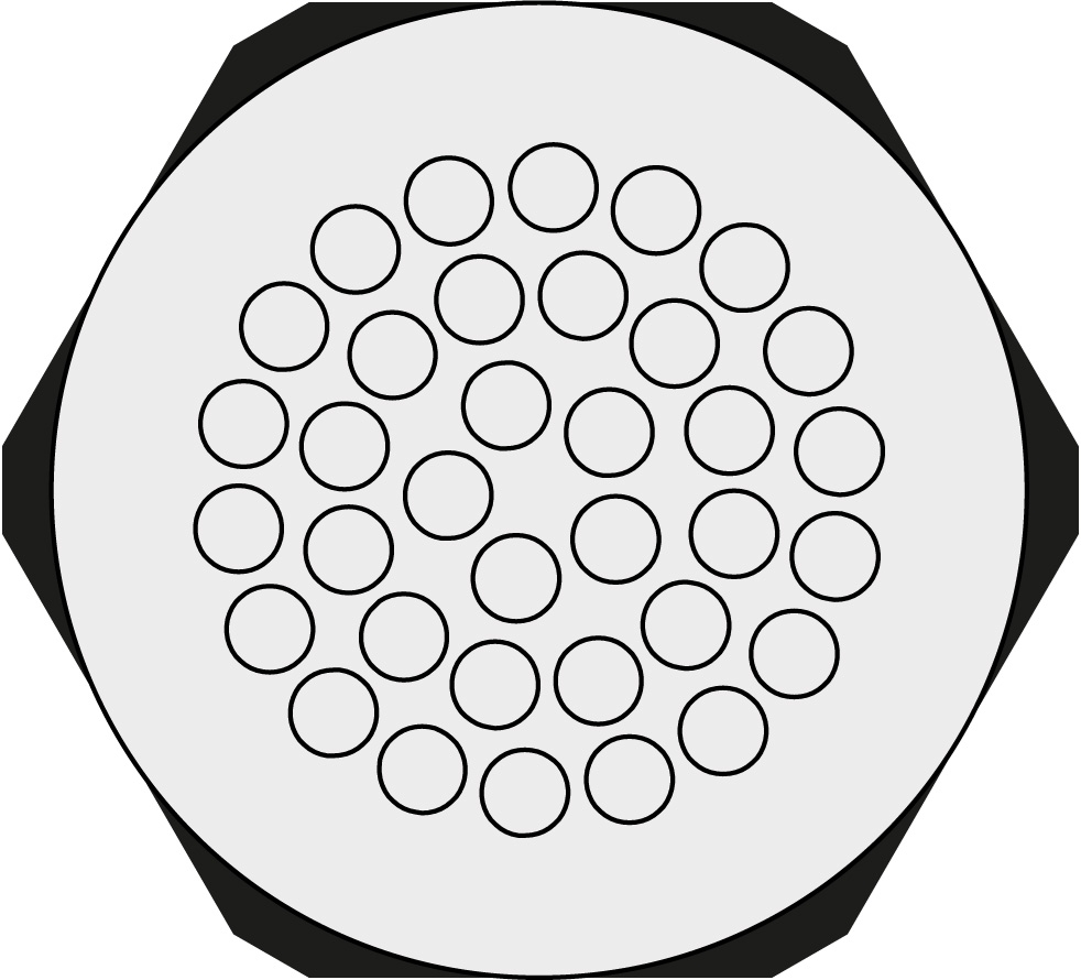 icotek Cable Entry Round Plate 35 Hole | 43763 - ECS NZ