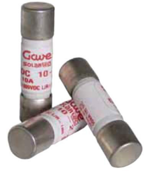 Gave gPV Curve Cylindrical Fuse Link 1000Vdc 10x38mm 20A | 30F20PV - ECS NZ
