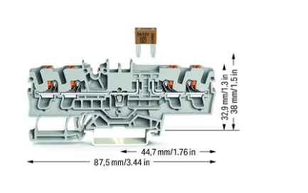 WAGO 2002-1881 4-conductor-fuse-terminal-block - ECS NZ